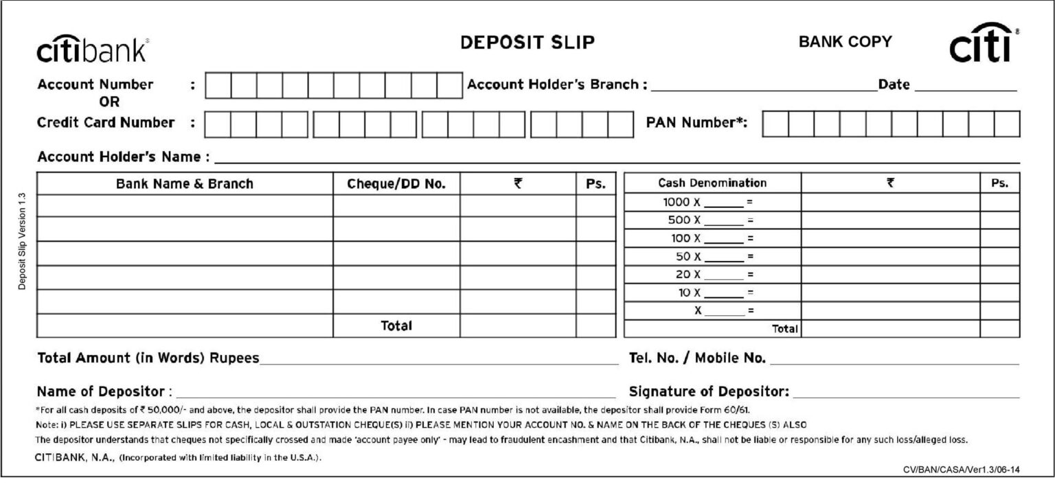 Charge Slip Template - Printable Slip Templates