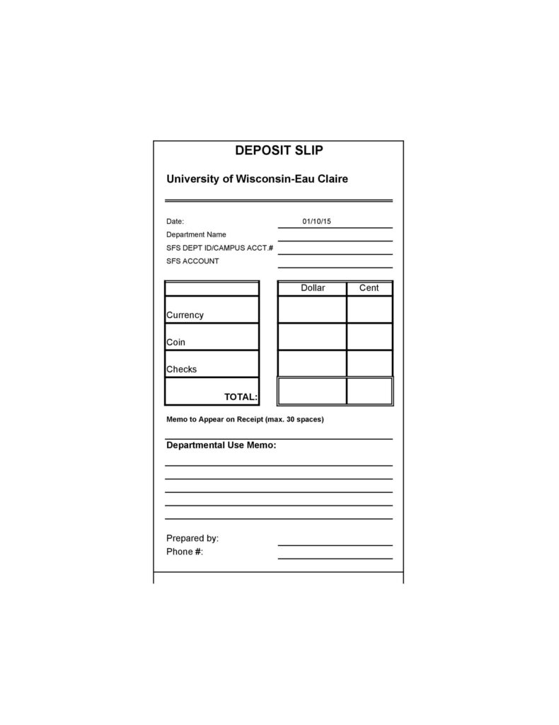 Laundry Slip Template - Printable Slip Templates