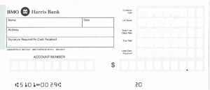 Bmo Deposit Slip Template - Printable Slip Templates