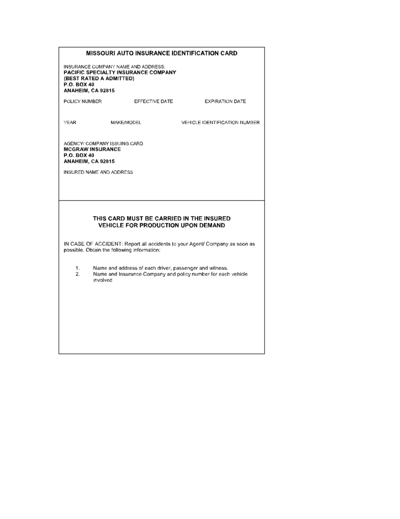 Car Pick Up Slip Template - Printable Slip Templates