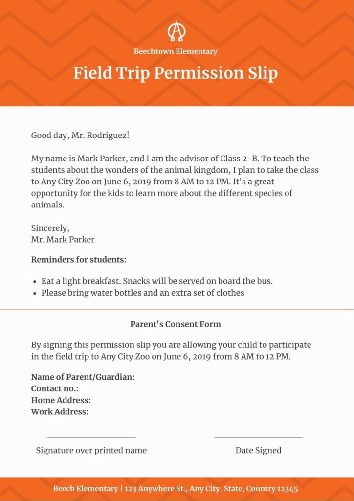 Free Detention Slip Template - Printable Slip Templates