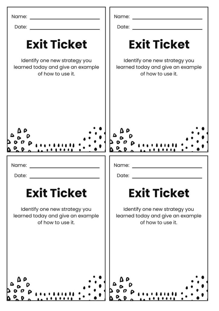 Voting Slip Template - Printable Slip Templates
