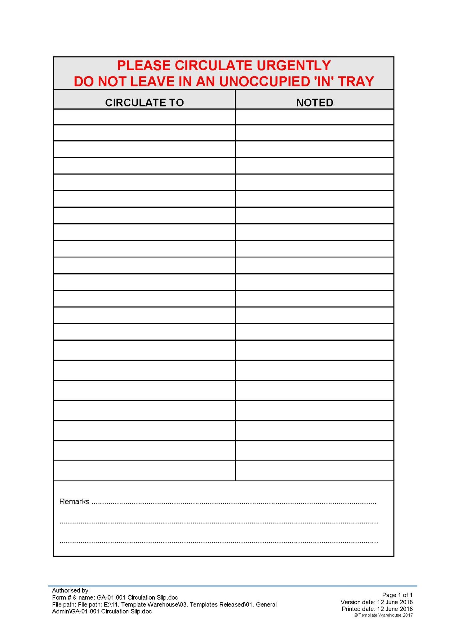 Sample Withdrawal Slip Template - Printable Slip Templates