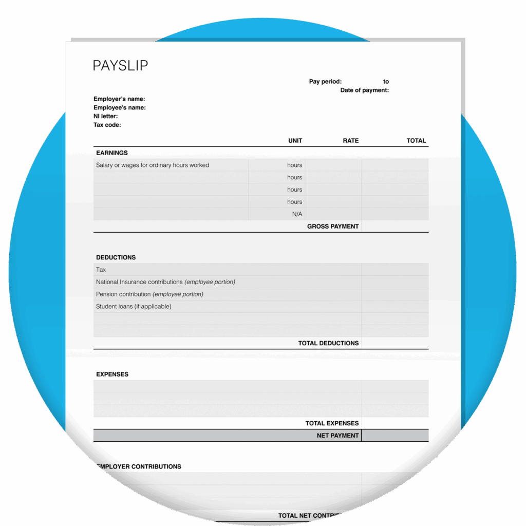 Weight Slip Template - Printable Slip Templates