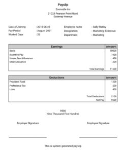 Weight Slip Template - Printable Slip Templates