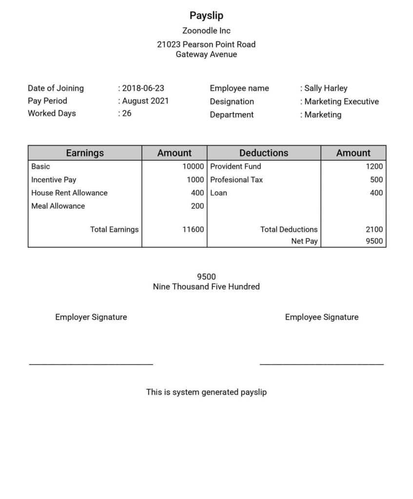 Duty Slip Template - Printable Slip Templates
