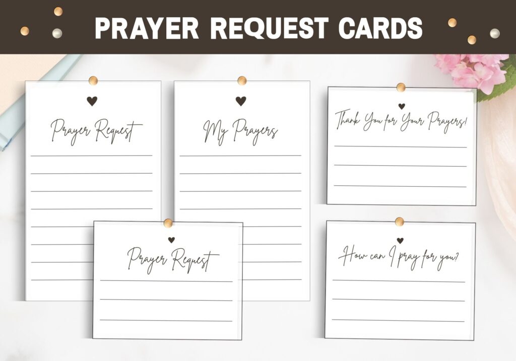 Prayer Request Jar Prayer Slip Template - Printable Slip Templates