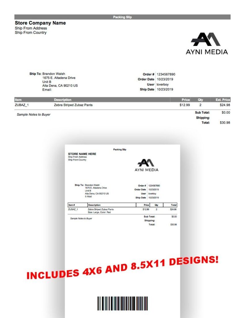 Weight Slip Template - Printable Slip Templates