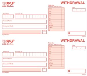 Sample Withdrawal Slip Template - Printable Slip Templates